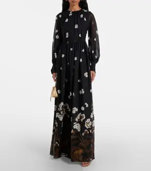 Erdem Silk Gown - Black
