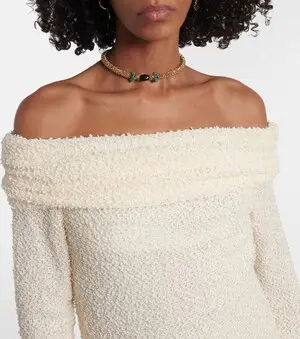 Isabel Marant Étoile Ormany Jersey Bouclé Maxi Dress - Beige