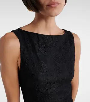 Nina Ricci Lace Minidress With Bow Detail