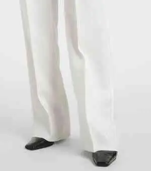 Max Mara Aversa Wide-leg Pants - White