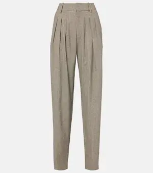 Isabel Marant Étoile Iwena Tapered Cotton-blend Pants