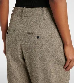 Isabel Marant Étoile Iwena Tapered Cotton-blend Pants