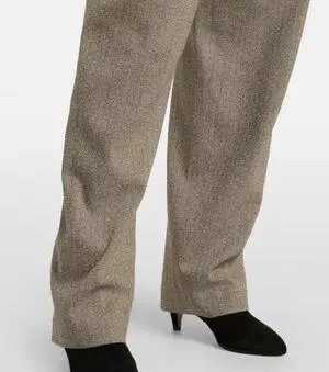 Isabel Marant Étoile Iwena Tapered Cotton-blend Pants