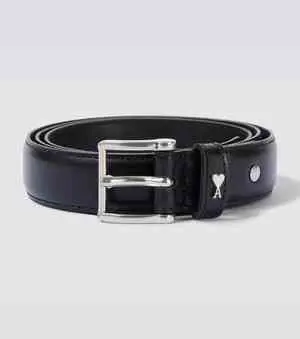Ami Leather Belt - Black