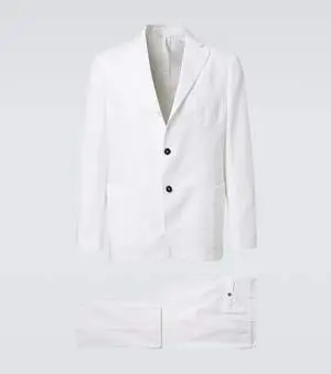 SLOWEAR Linen And Cotton Suit - White