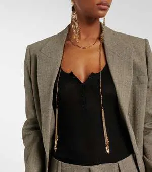 Isabel Marant Étoile Olathe Beaded Scarf Necklace