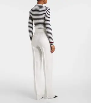 Max Mara Aversa High-rise Wide-leg Pants