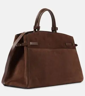DEMELLIER Hudson Suede Tote Bag - Brown