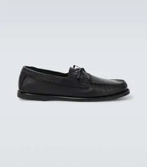 Saman Amel Almond Toe Loafers For Men
