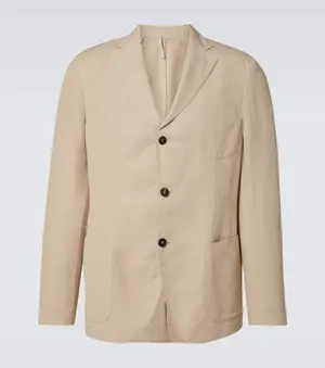 SLOWEAR Linen And Cotton Blazer - Beige
