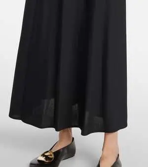 JIL SANDER Pleated Midi Skirt