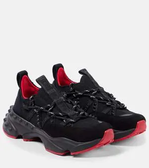 Christian Louboutin Trimmed Sneakers For Women