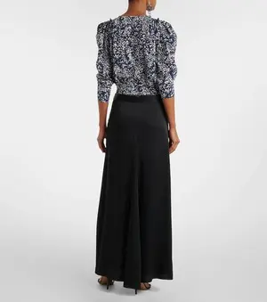 Isabel Marant Étoile Kayana Satin Maxi Skirt