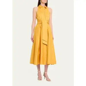 TOCCIN Chelsea Tie-front Shirtdress