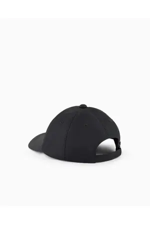Emporio Armani Nylon Baseball Cap With Eagle Plate