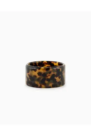 Emporio Armani Tortoiseshell Bangle Beige