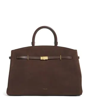 DEMELLIER Suede New York Top-handle Bag