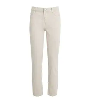TOTÊME Denim Low-waist Tapered Jeans