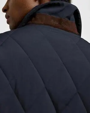Ralph Lauren Purple Label Quilted Down Jacket - Navy