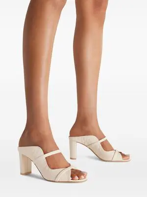 MALONE SOULIERS 70mm Norah Mules - Neutrals