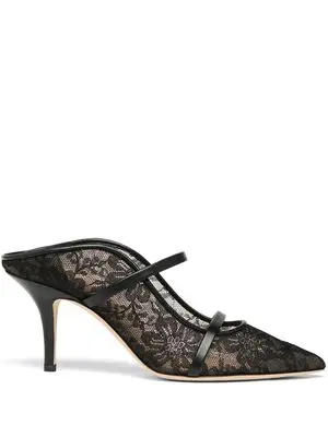 MALONE SOULIERS 70mm Maureen Mules - Black