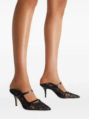 MALONE SOULIERS 70mm Maureen Mules - Black