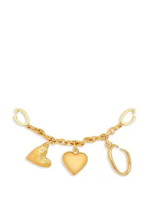 Oscar De La Renta Heart Bag Charm - Gold