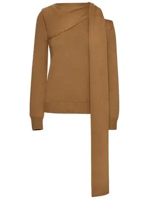 Oscar De La Renta Draped Jumper