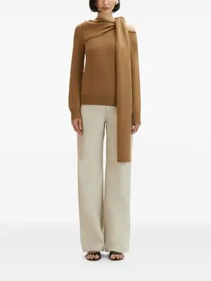 Oscar De La Renta Draped Jumper