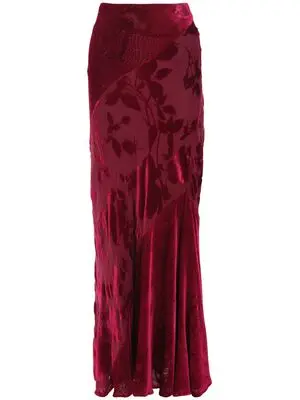 Roberto Cavalli Panelled Maxi Skirt