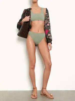 ANEMOS Idi High-cut Bikini Bottom - Laurel