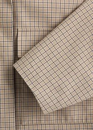 Clea Checked Cotton-blend Cropped Jacket