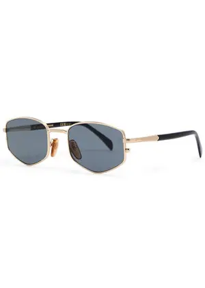DB EYEWEAR BY DAVID BECKHAM Square Frame Sunglasses - Grey