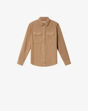 Isabel Marant Étoile Vasco Shirt - Camel