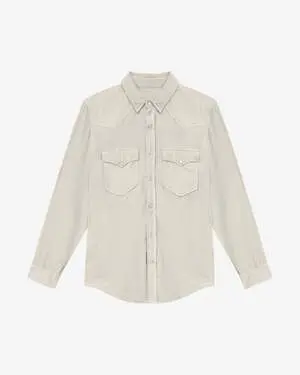Isabel Marant Étoile Vasco Shirt Ecru