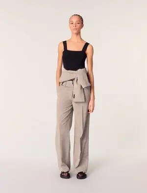 Maje Straight-leg Suit Trousers