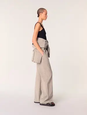 Maje Straight-leg Suit Trousers