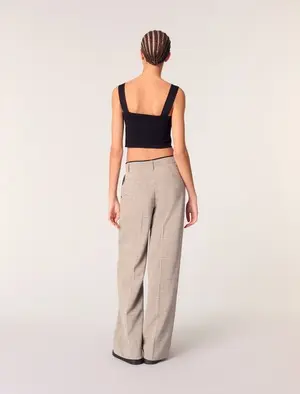 Maje Straight-leg Suit Trousers