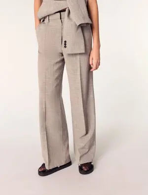 Maje Straight-leg Suit Trousers