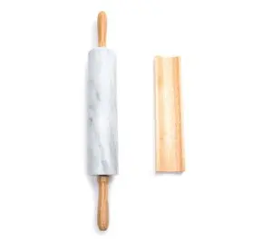 FOX RUN Marble Rolling Pin And Base