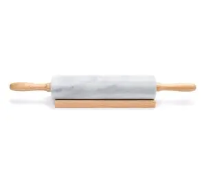 FOX RUN Marble Rolling Pin And Base