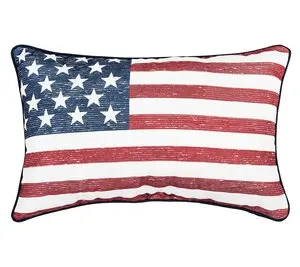 VALERIE PARR HILL Flag Throw Pillow Valerie - One-color