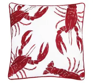 VALERIE PARR HILL Lobster Throw Pillow Valerie - One-color