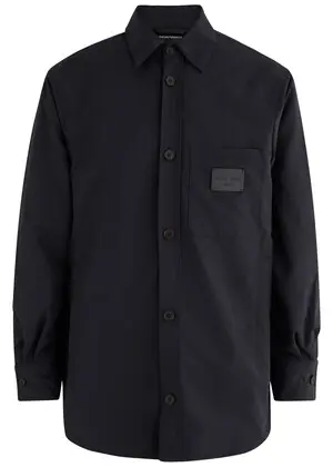 Emporio Armani Logo Overshirts For Men