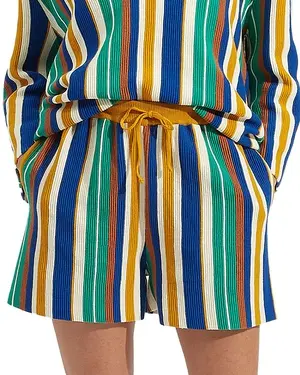 La DoubleJ Bay Pull-up Shorts - Multicolor Verde