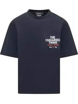 Dsquared2 Loose Fit T-shirt - Blue