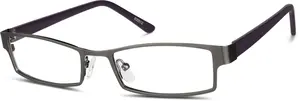 Zenni Classic Rectangle Glasses Plastic Full Rim Frame