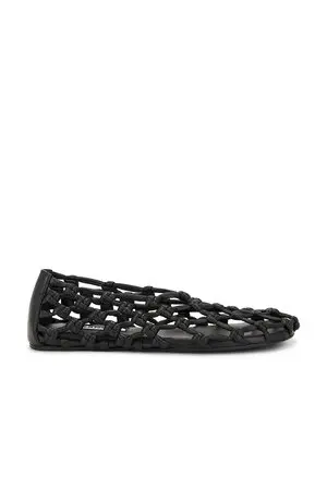 JIL SANDER Woven Ballerina Flat