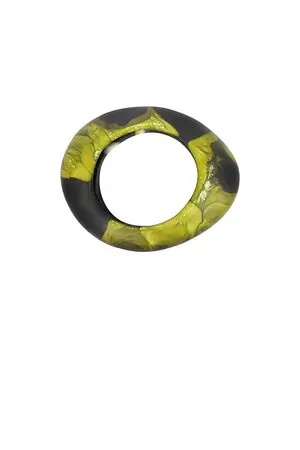 Dinosaur Designs Medium Rock Bangle - Malachite