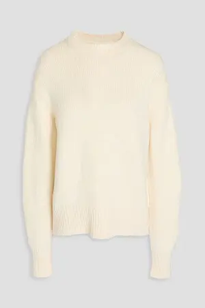 Vince Cotton-blend Sweater - Ivory